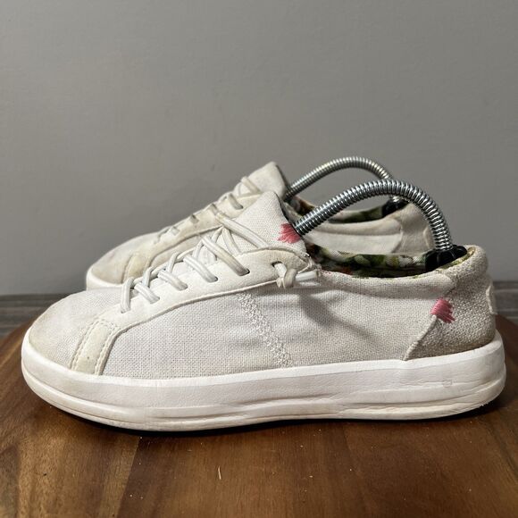Hey Dude | Shoes | Hey Dude Womens Size 5 Karina Natural Coconut White ...